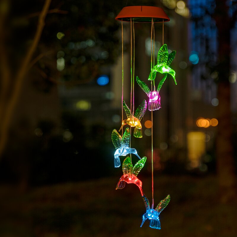 Solar-Powered Dangling Hummingbird Lights – Rrsstore