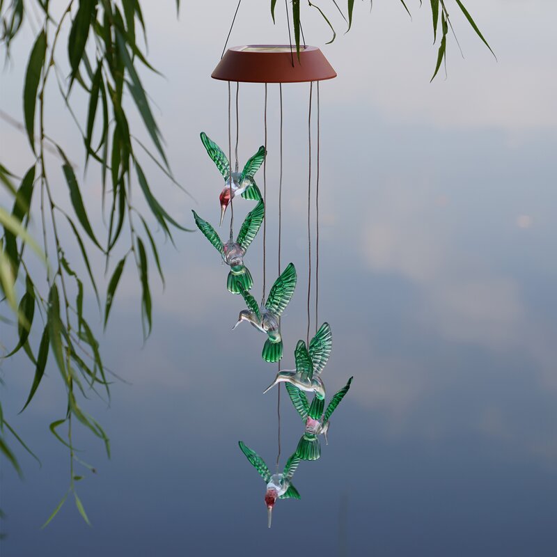 Solar-Powered Dangling Hummingbird Lights – Rrsstore