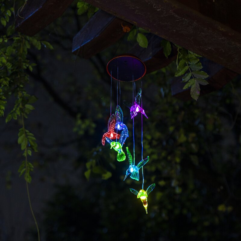 Solar-Powered Dangling Hummingbird Lights – Rrsstore