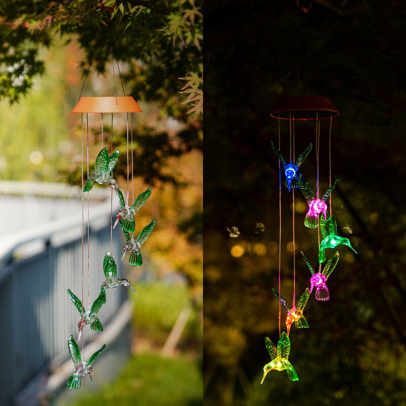 Solar-Powered Dangling Hummingbird Lights – Rrsstore